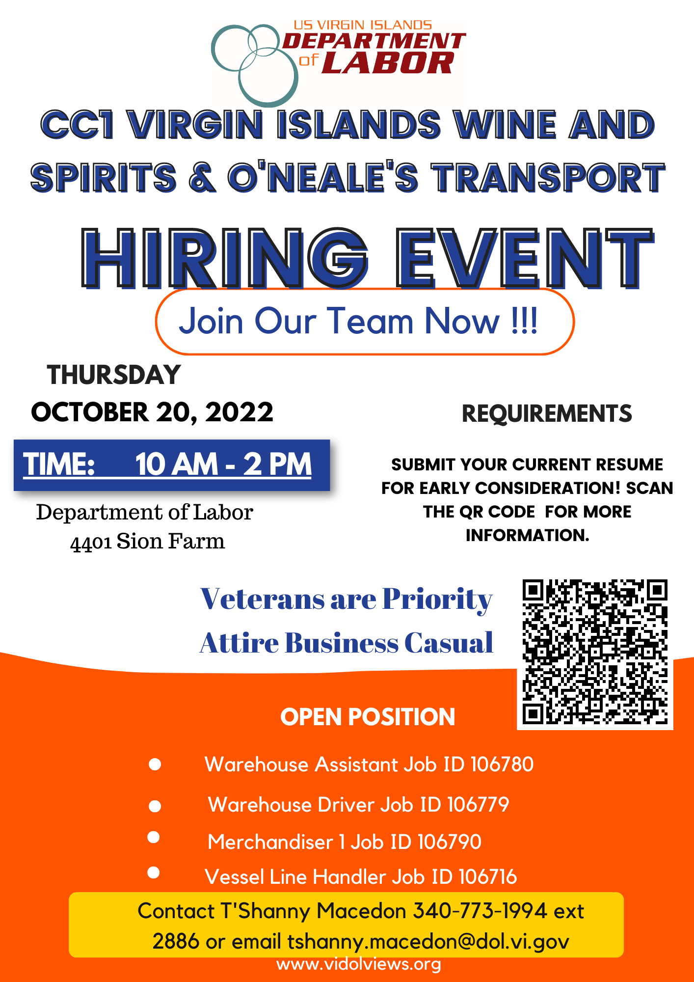 CC1 Virgin Islands Wine and Spirits & O'Neales Transport Hiring Event ... CC1 Virgin Islands Wine and Spirits & O'Neales Transport Hiring Event ...